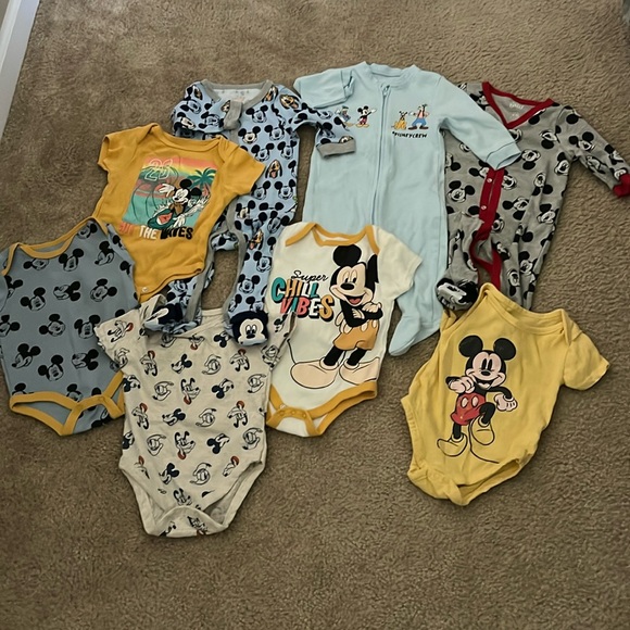 Disney | One Pieces | Mickey Mouse Baby Clothes | Poshmark